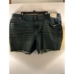 a.n.a | Shorts | Ana Denim Shorts Women 22w Midrise Midi Dark Tinted ...